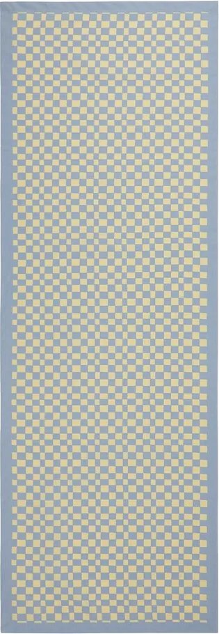 Butlers CHECKER STYLE Běhoun na stůl 50 x 160 cm - sv. modrá