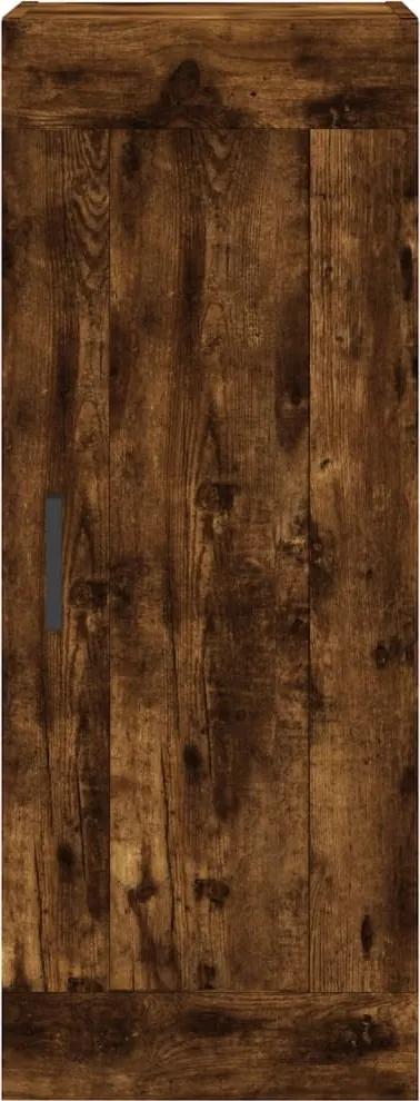 vidaXL Nástěnná skříňka 34,5 x 34 x 90 cm kompozitní dřevo [830505] Barva: Bílá