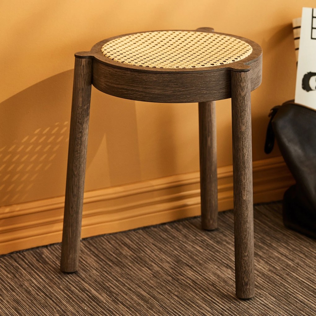 NORTHERN Stolička Pal Stool, Dark Oak