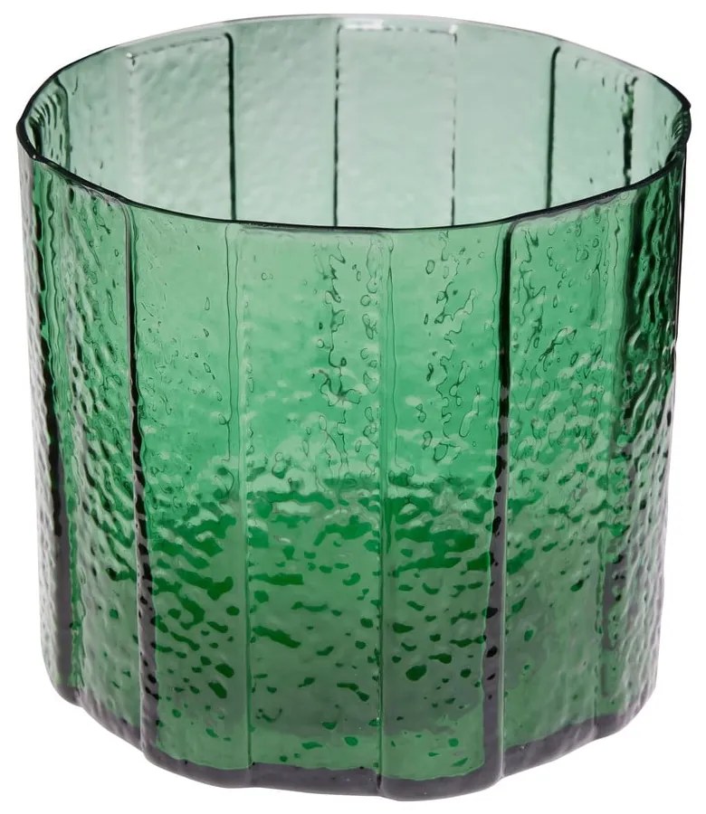Skleněná ručně vyrobená váza Emerald – Hübsch
