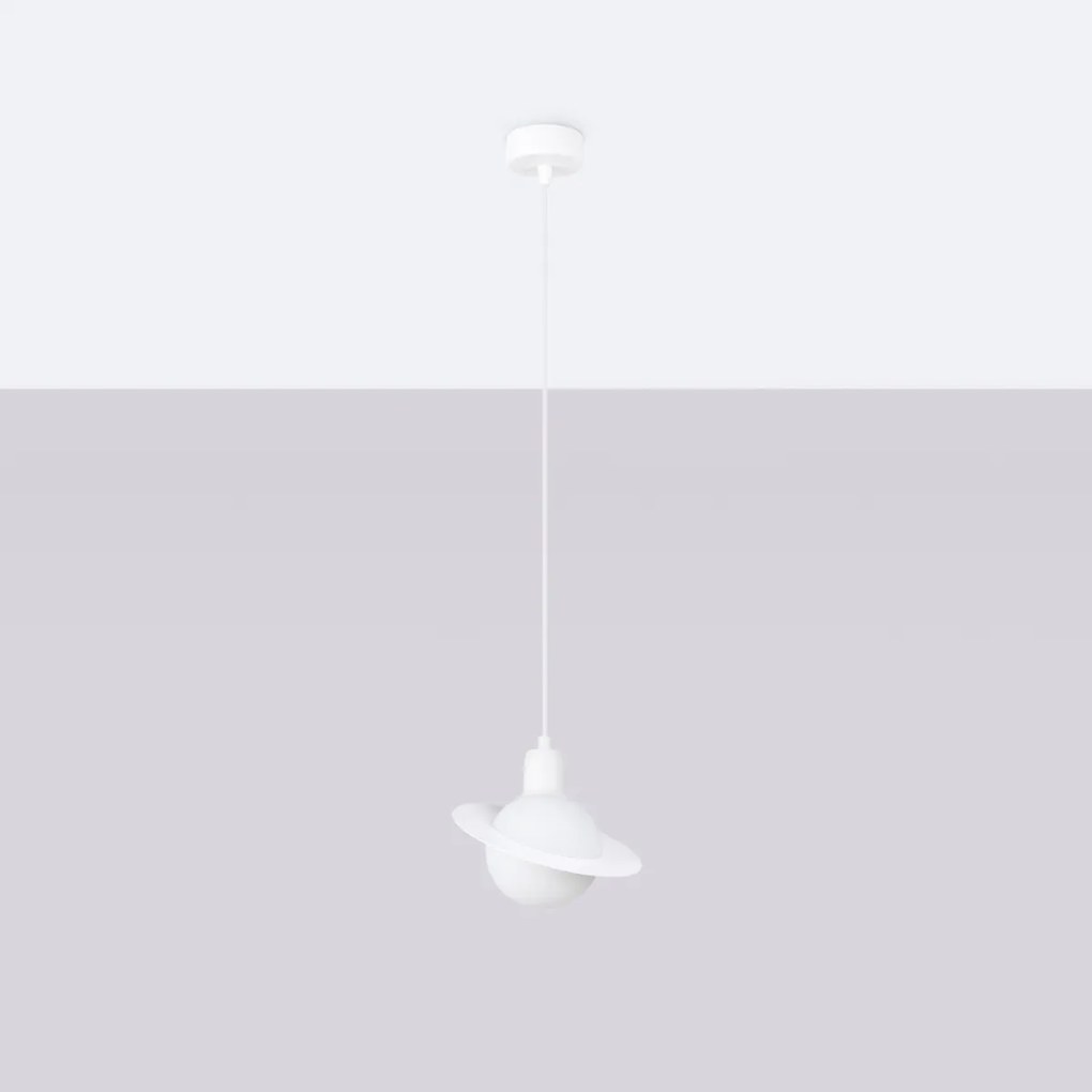 Sollux Lighting Závěsné svítidlo HYPERION 1 bílé