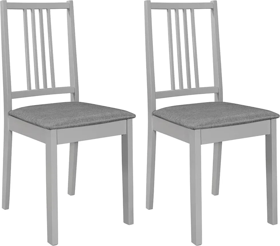 3dílný jídelní set MDF šedý 276397