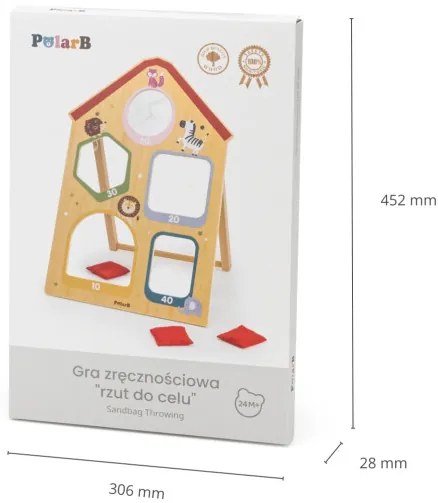 Dřevěná hra Hod na cíl Viga 44272 PolarB