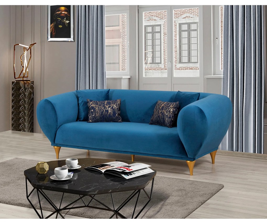 Hanah Home Pohovka MEBLON modrá 867UNQ1540