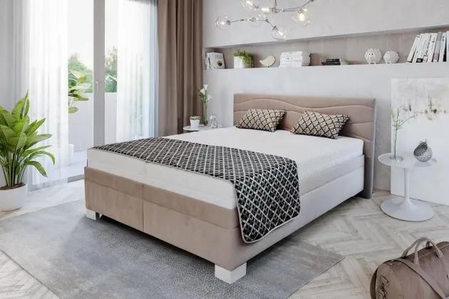 Čalouněná postel Windsor 180x200, vč. el. roštu, bez matrace