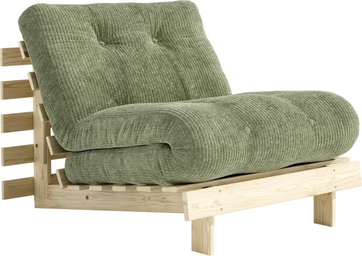 Karup Design Rozkládací pohovka ROOTS - 90 x 200 / 553 Khaki Green