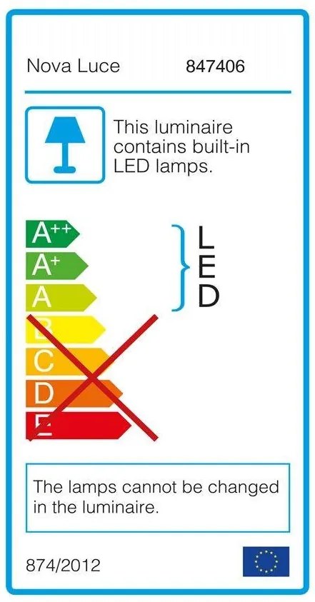 NV 847406 Venkovní nástěnné svítidlo COMO antický hnědý hliník LED 2x3W 3000K 220-240V nastavitelný úhel 0-90st. IP54 - NOVA LUCE