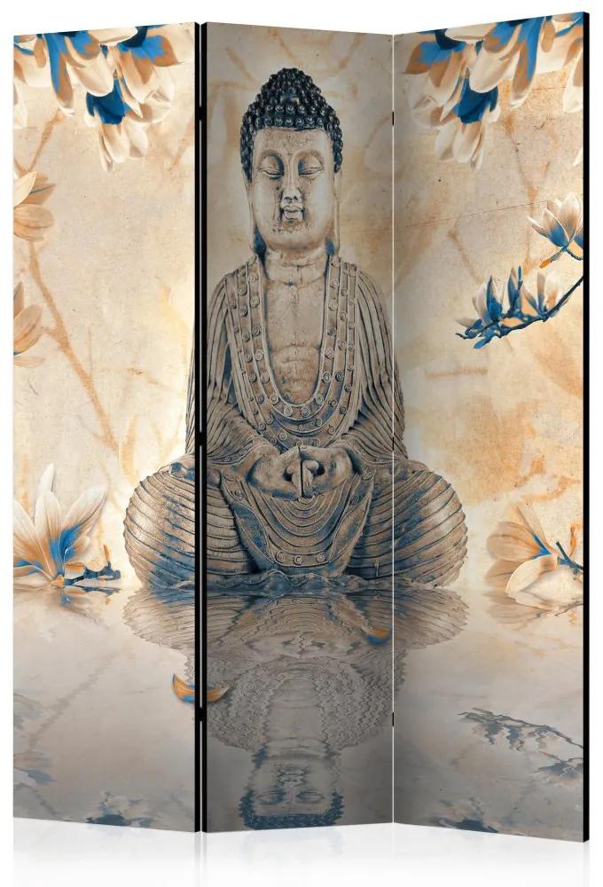Paraván Buddha of Prosperity Dekorhome 135x172 cm (3-dílný)