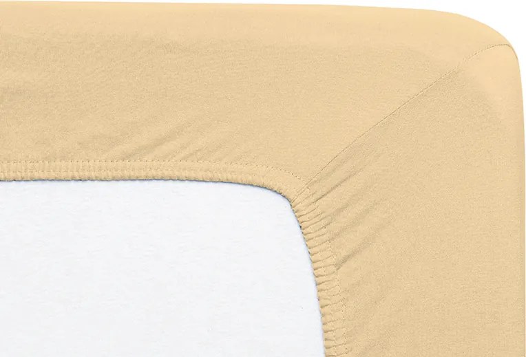 Florella Prostěradlo Avance Jersey 45 Vanilla, 140-160x200 cm