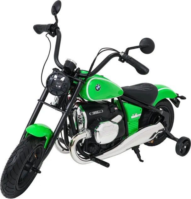 Elektrická motorka BMW R18 zelená
