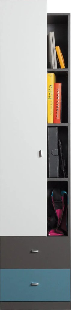 Meblar Policová skříň Tablo TA5 Barva: Grafit/Enigma