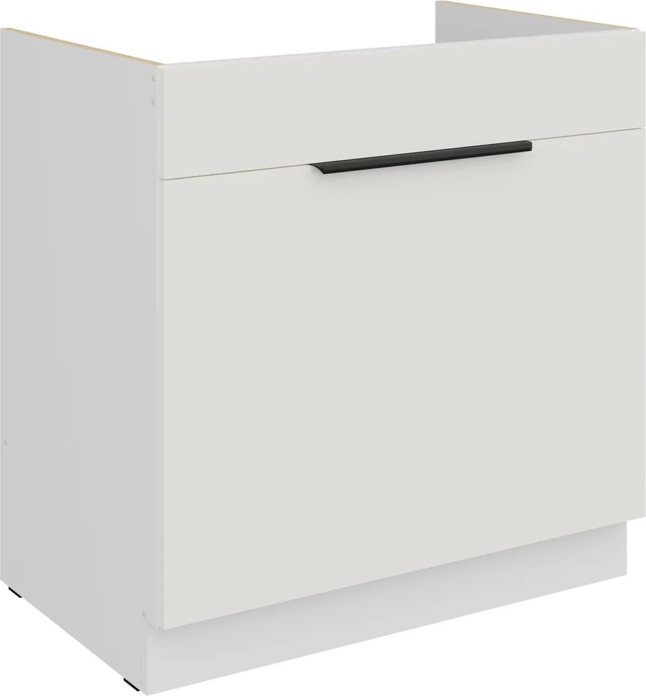ARIA wh | dolní skříňka 80 ZL 1S dřezová | 80 cm | PREMIUM BOX | bílá