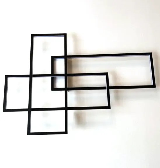LED nástěnné svítidlo Quadratus černé