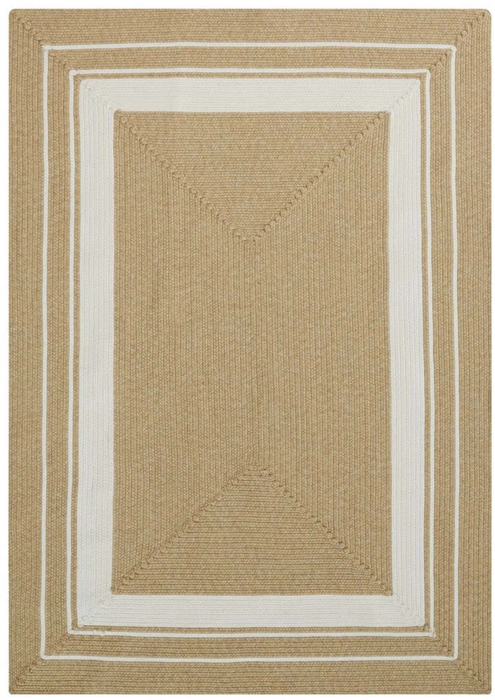 Hanse Home, Kusový koberec Braided 105556 Creme Beige – na ven i na doma, 120x170, béžová, chodba / předsíň
