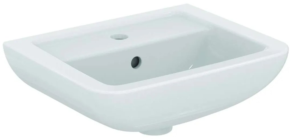 Ideal Standard Eurovit - Umývátko 45x36x17 cm, s přepadem, otvor pro baterii, bílá K284801
