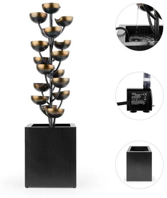 Blumfeldt Joshua Tree, zahradní fontána, vodní hra, pumpa, 7 W, 10 m kabel