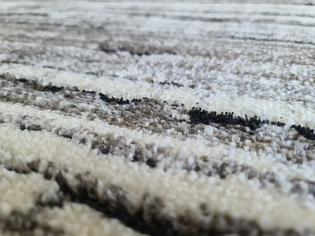 BE Koberec Miami 132 GREY - šedý obdélníkový Rozměr: 40x60 cm