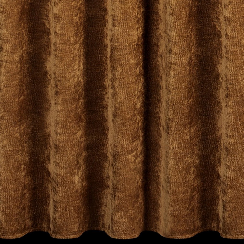 ZATEMŇOVACÍ ZÁVĚS NA PÁSCE NESKA 140X270 CM MEDOVÝ