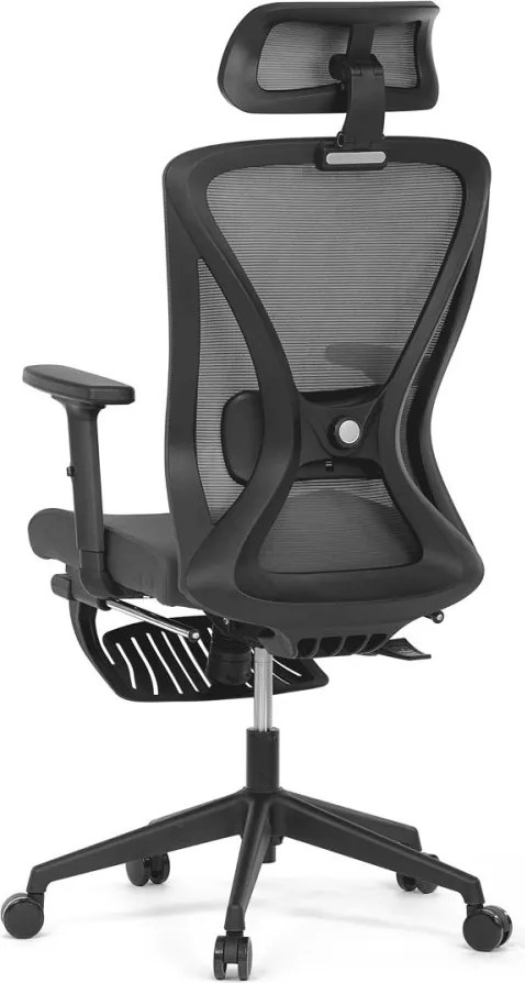 Kancelářská židle KA-S257 GREY, synchronní mechanismus, šedá síťovina (62 x 72) cm
