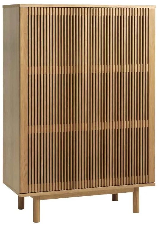 Designová skříňka Calloway 140 cm přírodní dub