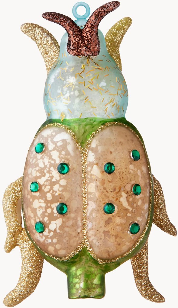 Ručně vyrobená vánoční ozdoba Scarab