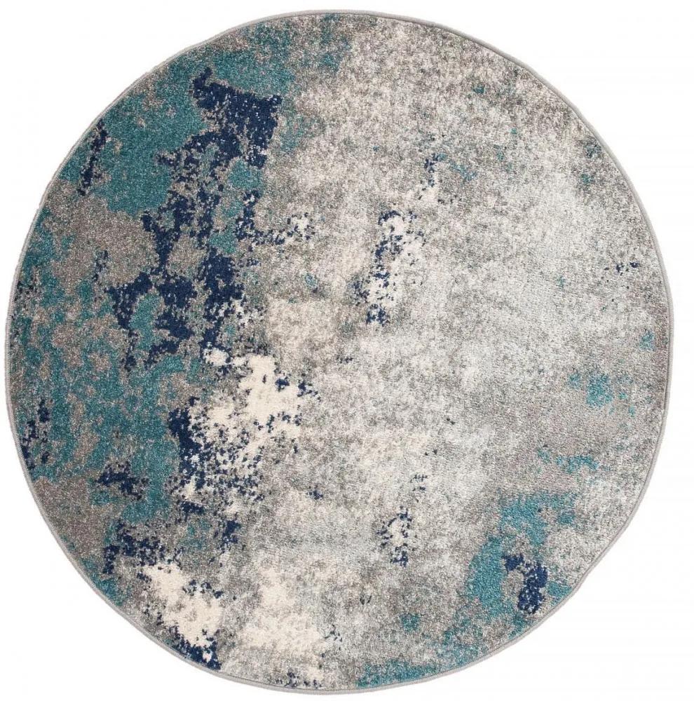 Kusový koberec Fredo tyrkysový kruh 100x100cm