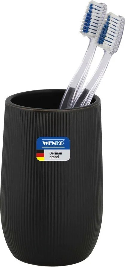 Zelený keramický kelímek na zubní kartáčky Fablo – Wenko
