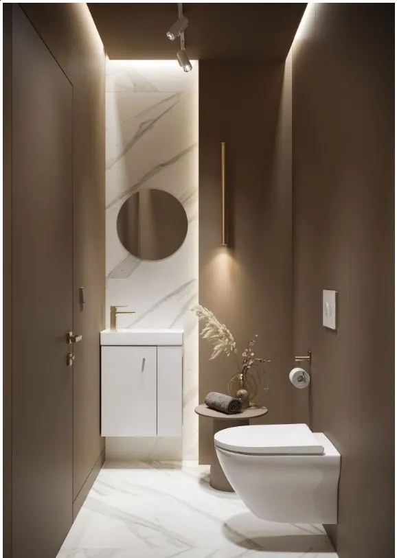 Cersanit Larga Oval CleanOn - závěsná wc mísa se SLIM sedátkem z duroplastu, bílá, S701-472