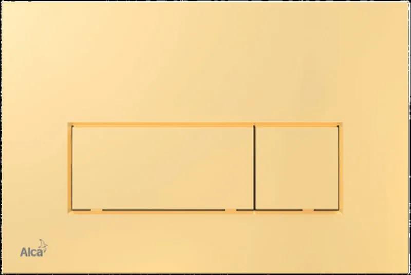 ALCAPLAST Ovládací tlačítko pro předstěnové instalační systémy, zlatá M575