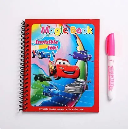 Montessori Magic Book vybarvovací knížka - Disney a jiné filmové motivy Varianta: Auta