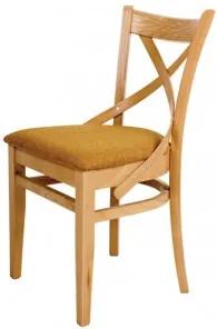 Bradop Židle čalouněná MANUELA buková Z168 H - HNĚDÁ 501 - RANGER-501