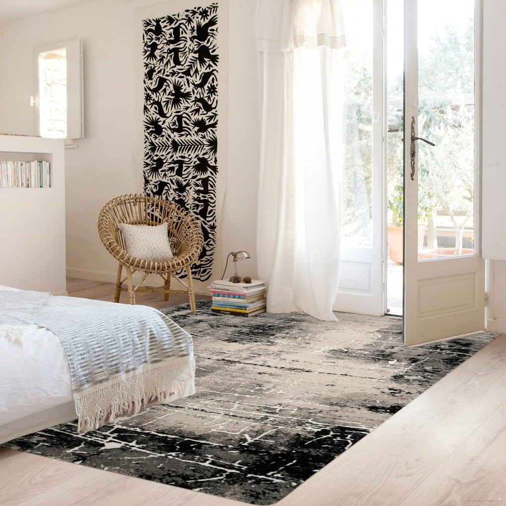 Berfin Dywany, Kusový koberec Elite 8497 Grey, 60x100, šedá, chodba / předsíň
