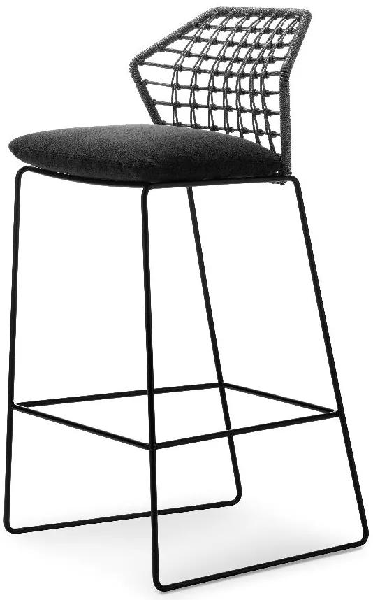 SABA - Venkovní barová židle NEW YORK SGABELLI SOLEIL - vysoká