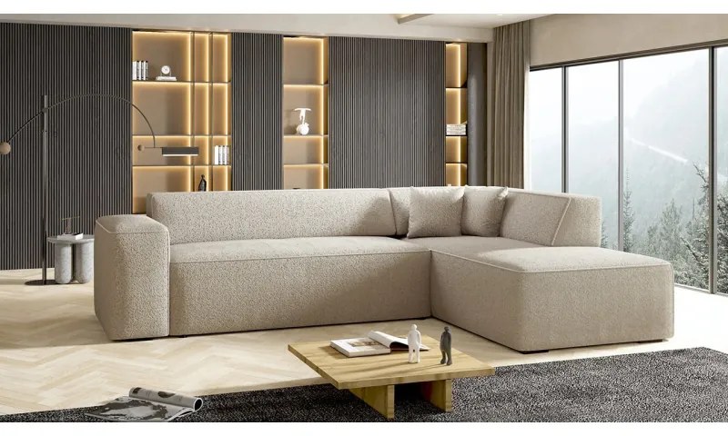 Rohová sedačka do obývacího pokoje Ardisia Premium, Potah: Sorriso 04 + Sorriso 04 + Sorriso 01, Strana pohovky: levá