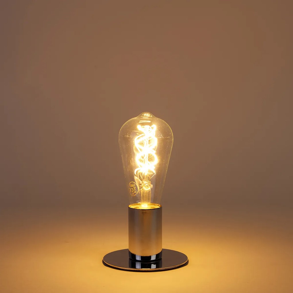 Sada 5 LED žárovek s dekorativním spirálovým vláknem E27 ST64 5W 400 lm 2200K