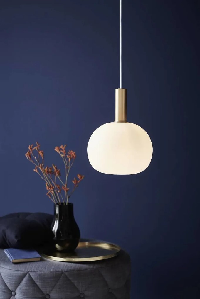 Závěsný lustr z opálového skla Alton pro žárovku E27 ø25cm  - Nordlux