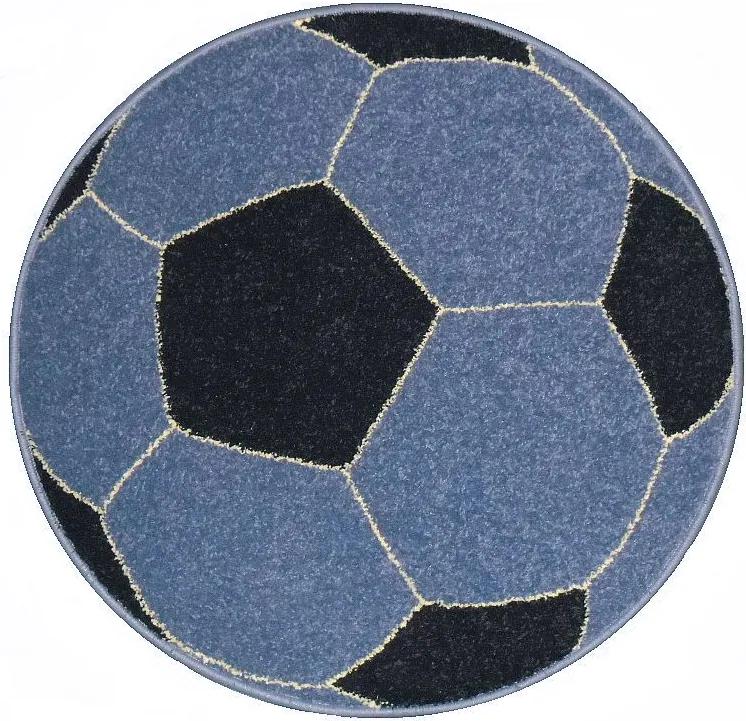 Kusový koberec Kopací míč 80cm kruh