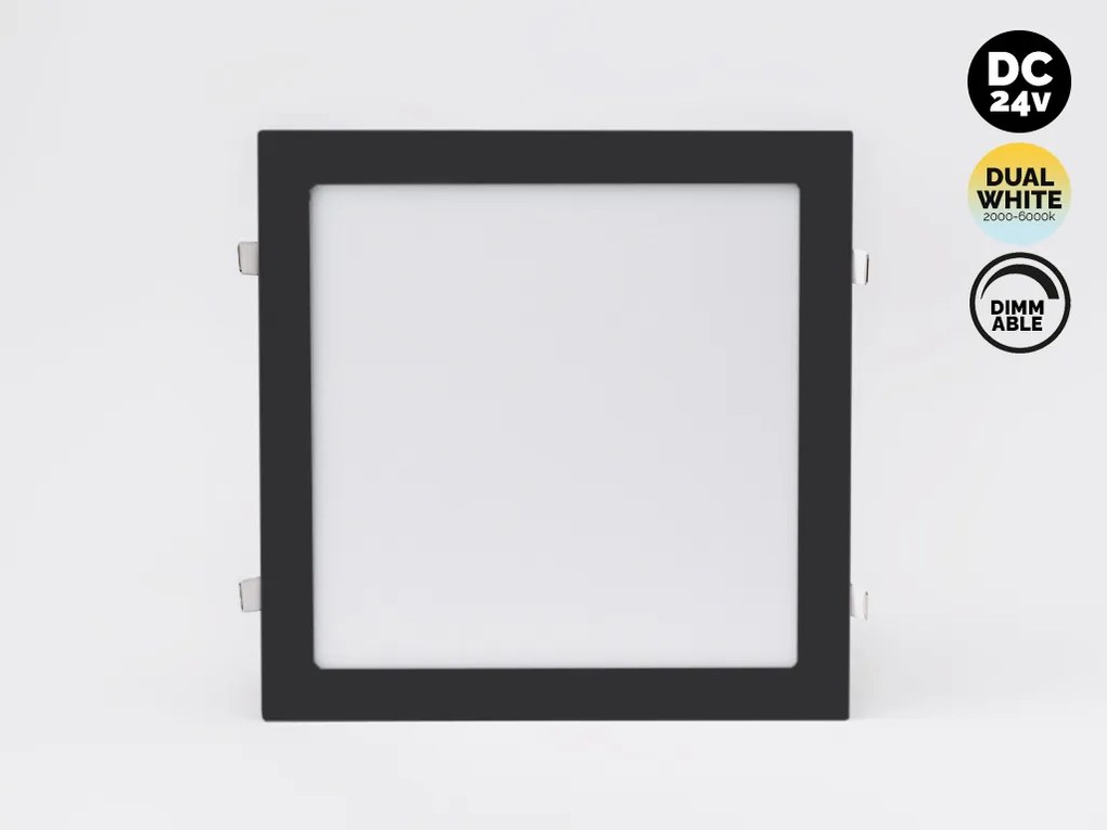 Kama lights led panel 24v dual white lp300s 24w, černá