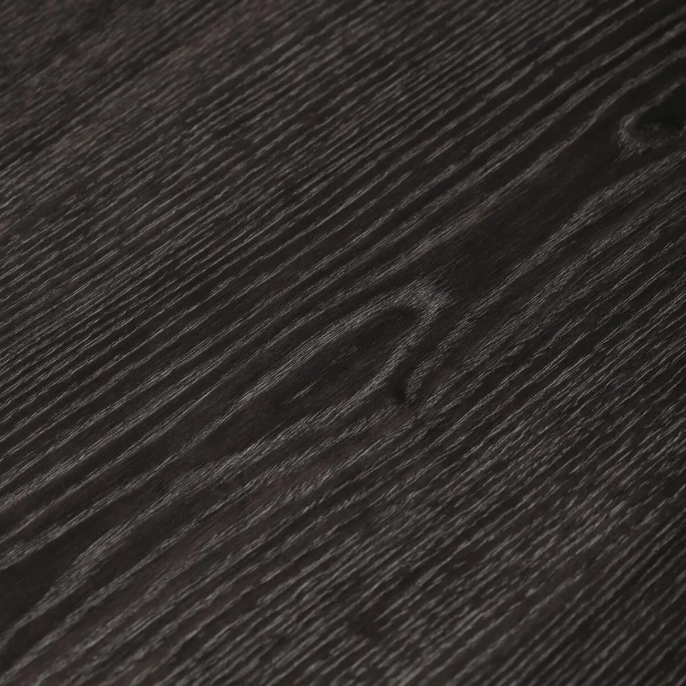 Kulatý jídelní stůl 100x100cm HT-R5010 GREY, lamino, šedý dub