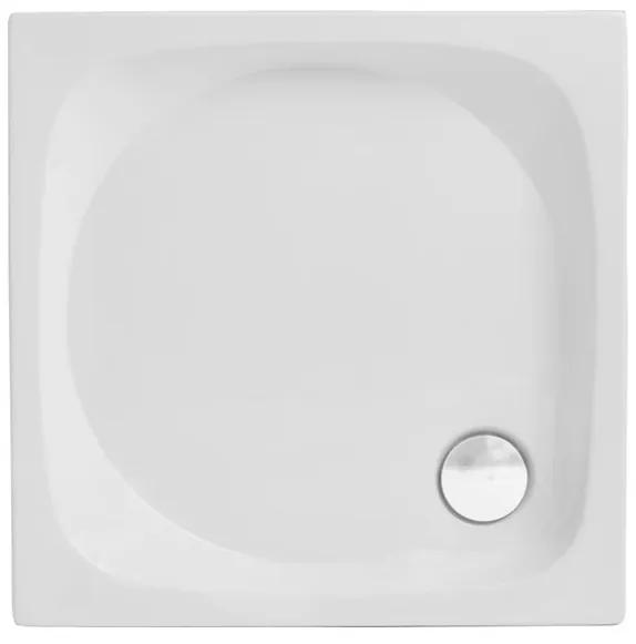 Polimat Čtvercová akrylátová sprchová vanička New Style 2 80x80 (90x90) Barva: Bílá, Rozměry (cm): 90x90