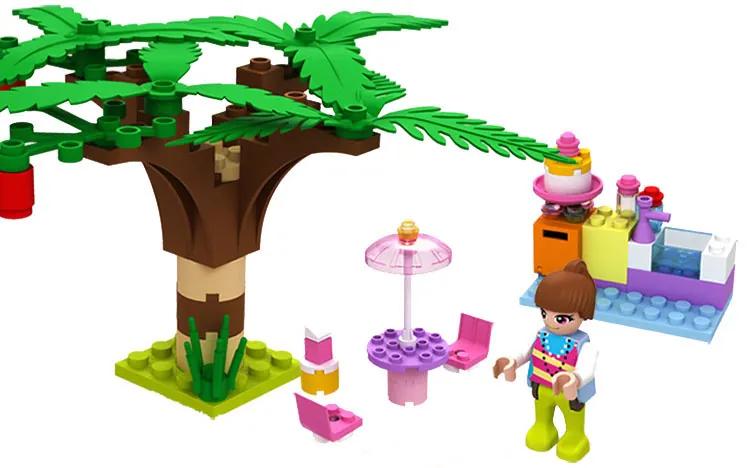 Blocki Lalilandia stavebnice Koktejlový bar / piknik na stromě typ LEGO FRIENDS 67 dílů 2v1