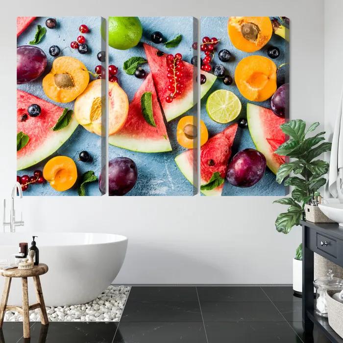Vícedílný obraz Sváteční Ovoce Nedostatek Nedostatek Plátno Canvas 180x120
