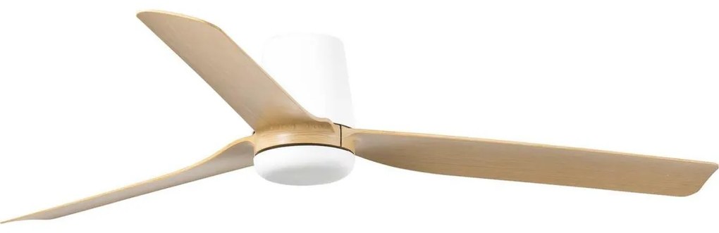 FARO 33829WT - Stropní ventilátor PUNT TUB M hnědá/bílá pr. 132 cm WT + DO
