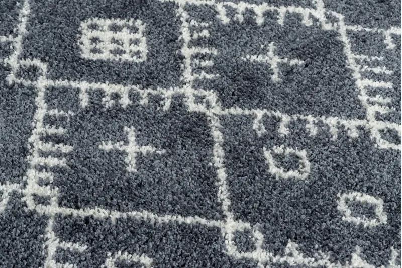 Dywany Łuszczów Kusový koberec Berber Tanger B5940 grey and white ROZMĚR: 140x190