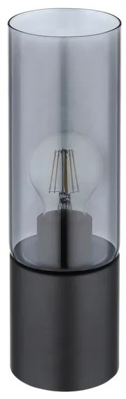 Globo 21000TB - Dotyková stolní lampa ANNIKA 1xE27/25W/230V pr. 9 cm černá
