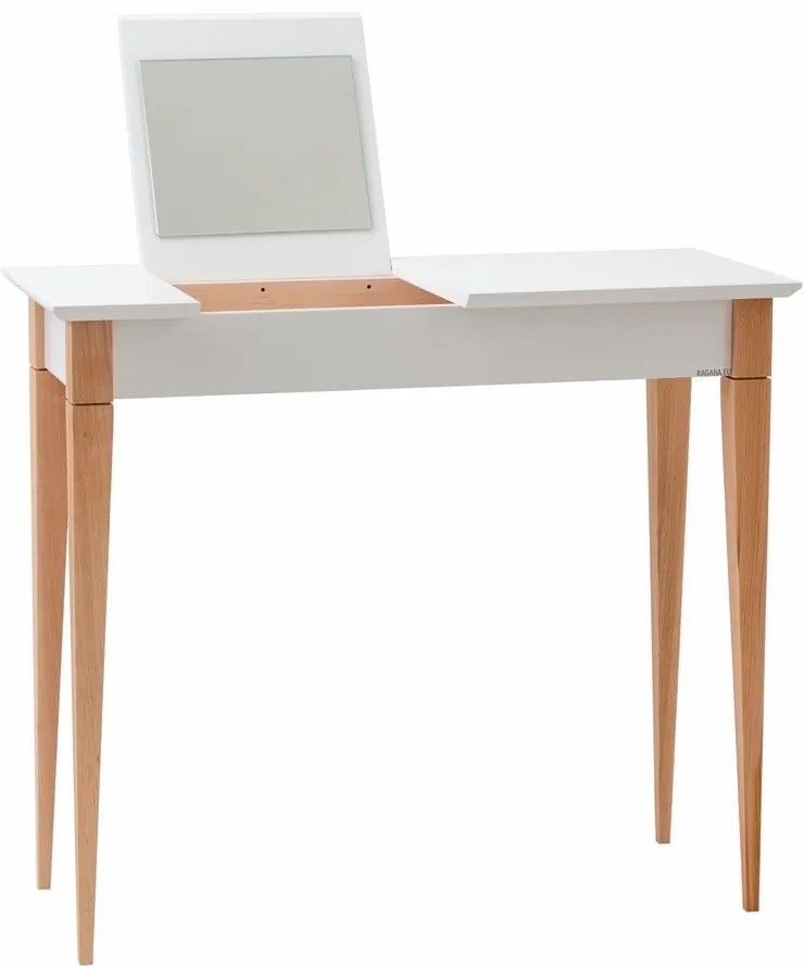 Bílý toaletní stolek Ragaba Mimo, šířka 85 cm