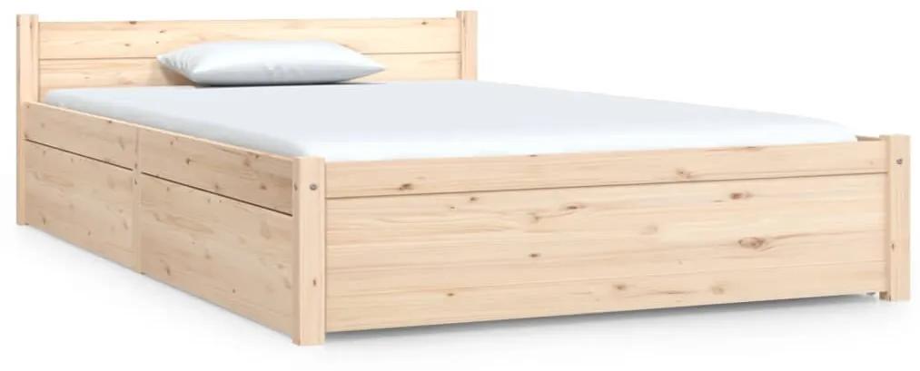 vidaXL Rám postele se zásuvkami 120 x 190 cm Small Double