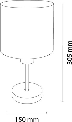 BRILAGI - Stolní lampa BOBO WOOD 1xE27/25W/230V dub/černá/krémová/králíčci