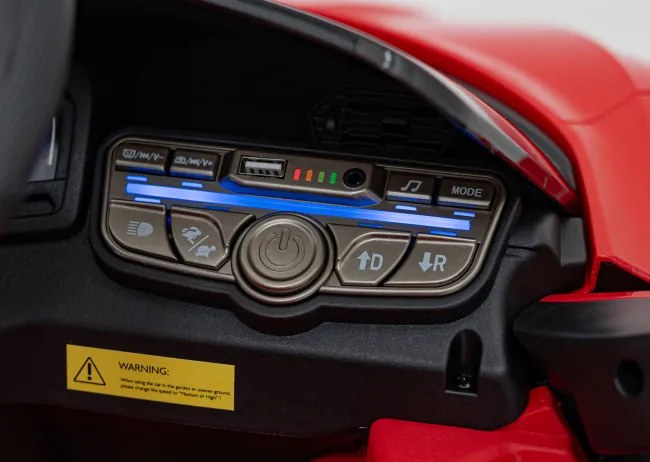 Elektrické autíčko Lamborghini Revuelto červené