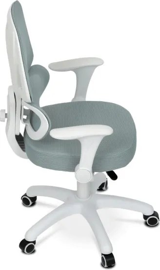 Dětská otočná židle zelená KA-K1063 GRN